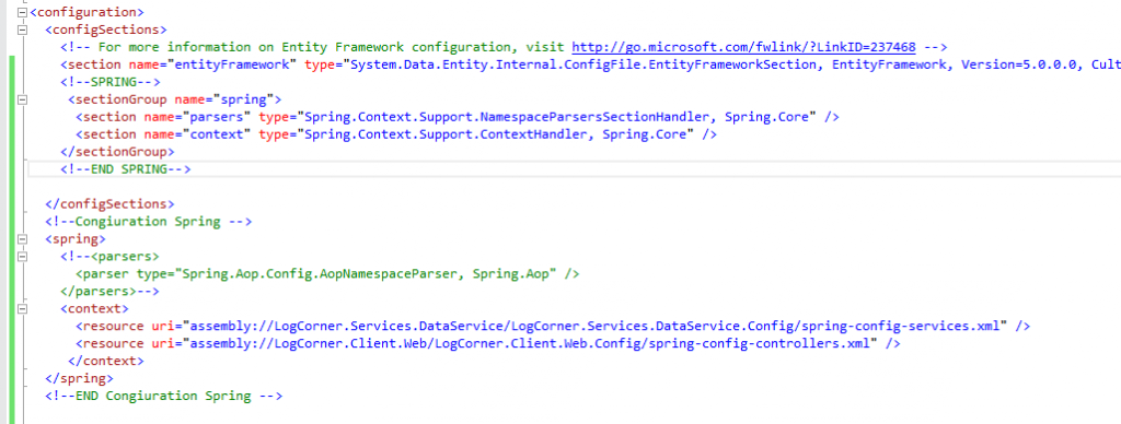 Aspect Oriented Programming using spring.NET, ASP.NET MVC | LogCorner.com