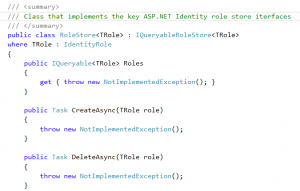 How to Customize Asp.NET Identity Roles with External Database Storage ...