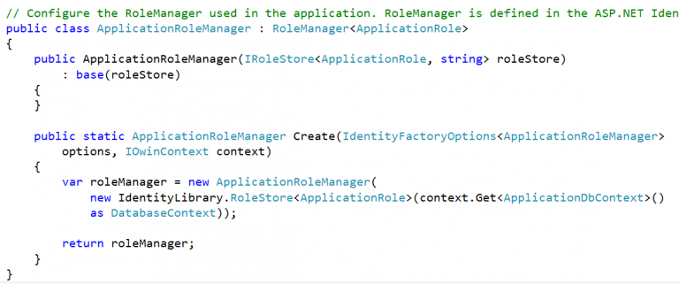 How To Customize Aspnet Identity Roles With External Database Storage Step By Step