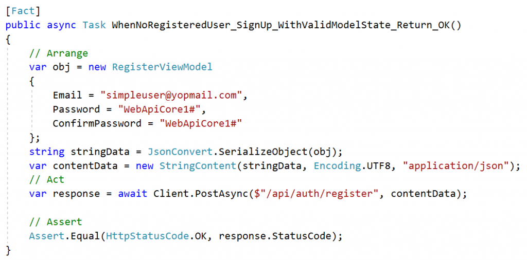 Aspnet Core Web Api Integration Testing Using Inmemory Entityframeworkcore Sqlite And Xunit2